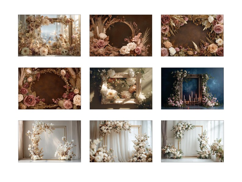 43 Frame Me Backdrops, Perfect for Wedding, Birthday, Special Day ...