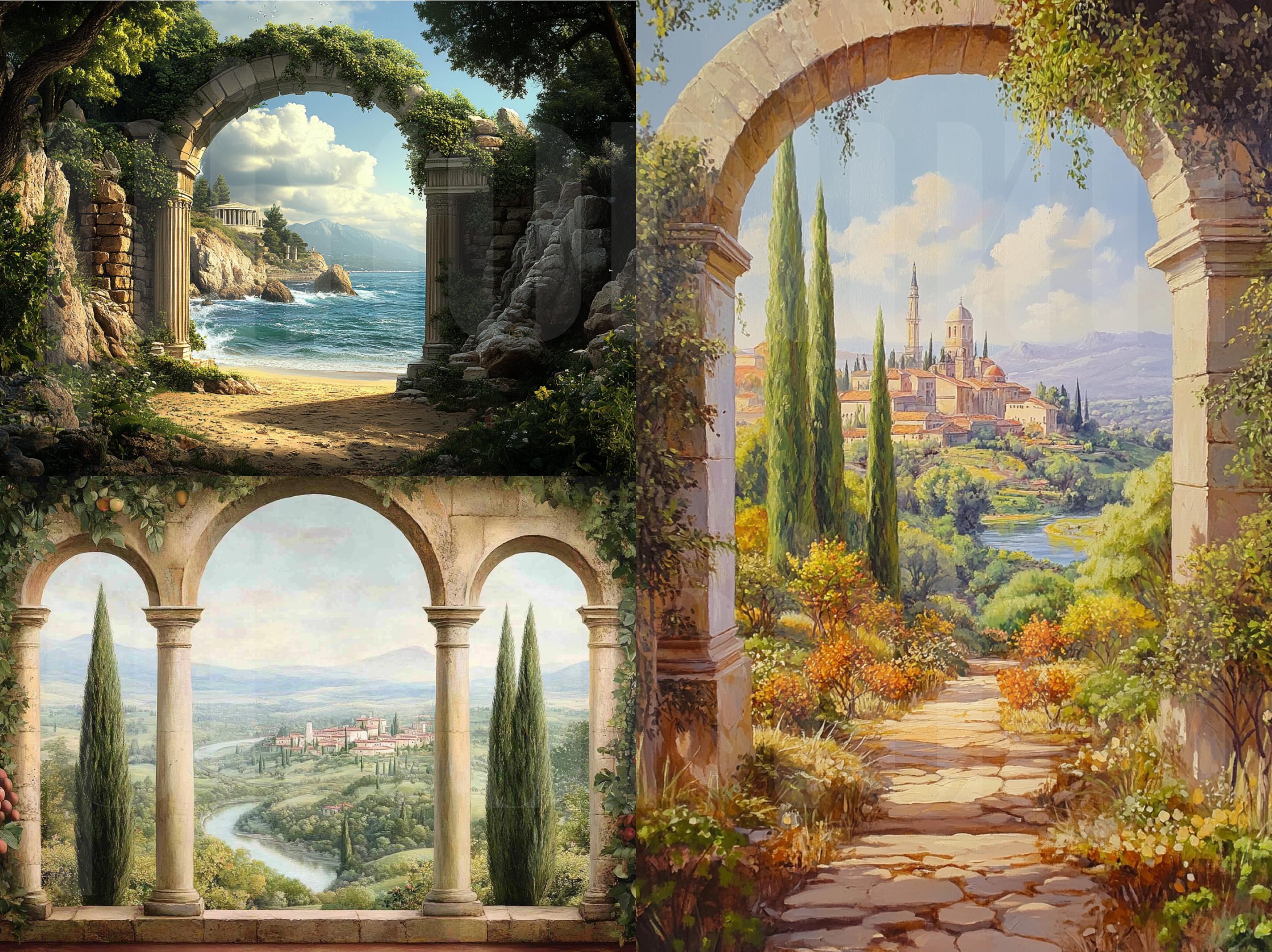55 Fine Art Renaissance Digital Backdrops, Perfect for Wedding ...