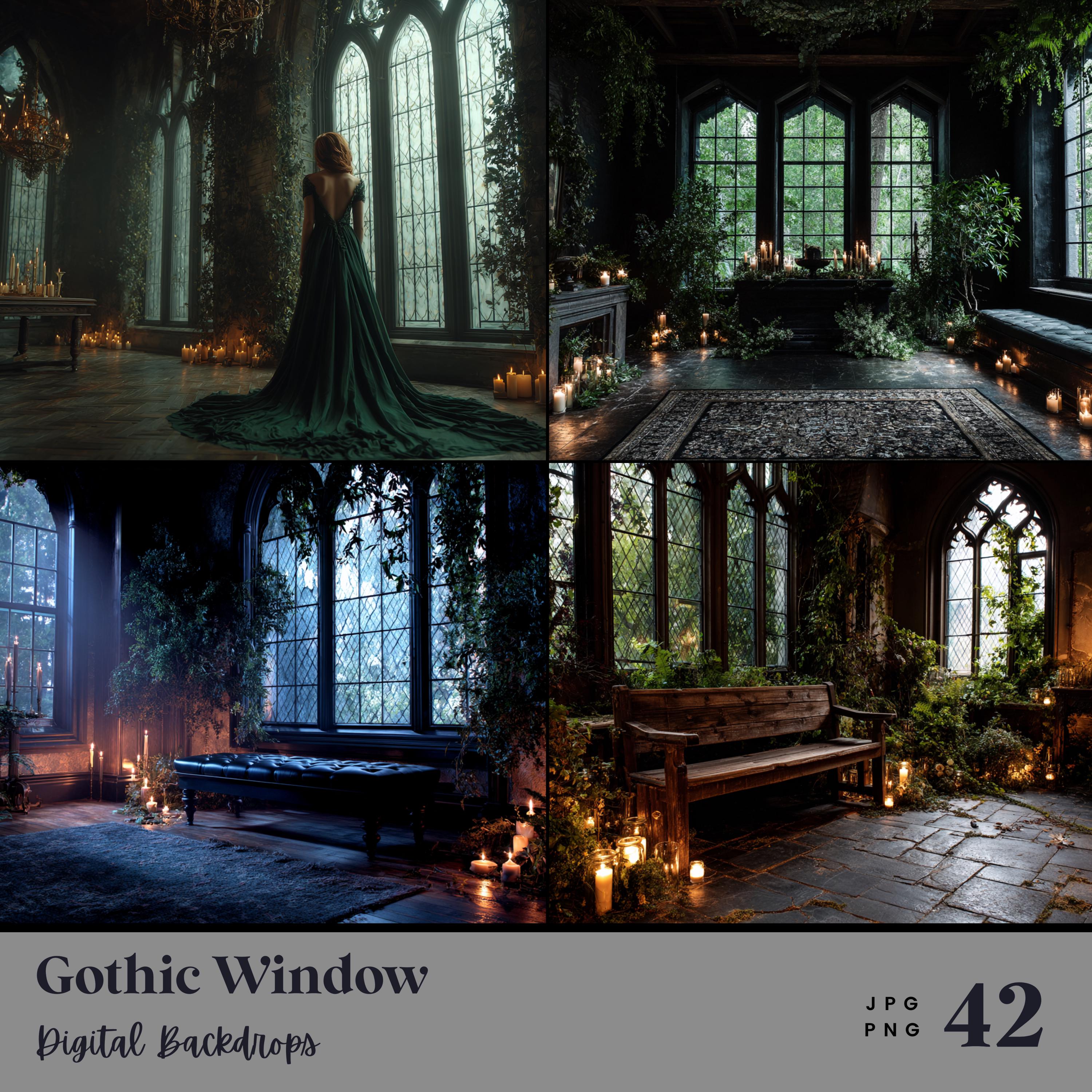 42 Gothic Window Backdrops, Perfect for Wedding, Birthday, Special Day ...