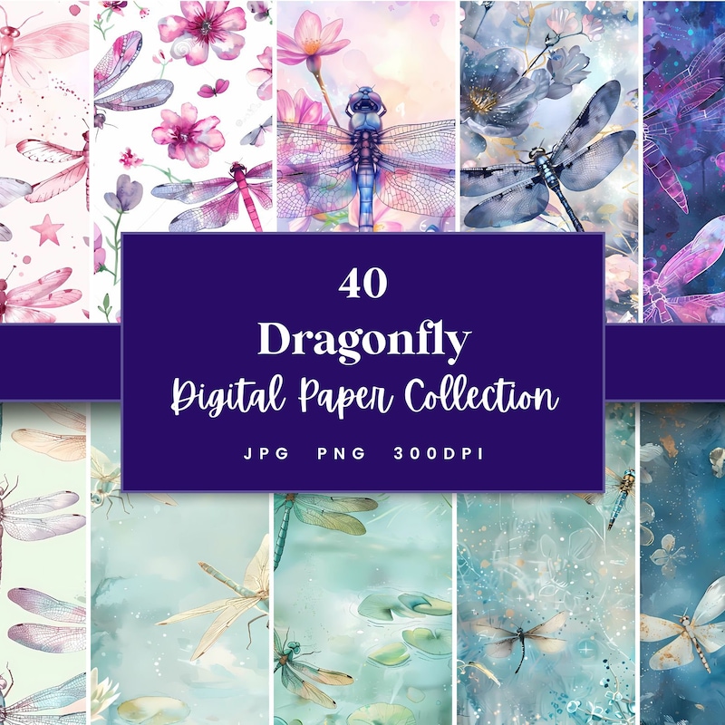 Dragonfly Paper - Etsy