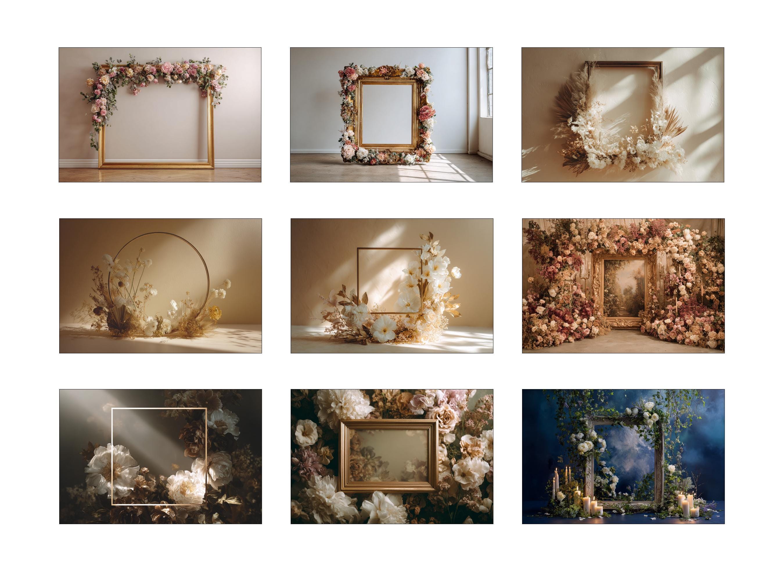 43 Frame Me Backdrops, Perfect for Wedding, Birthday, Special Day ...