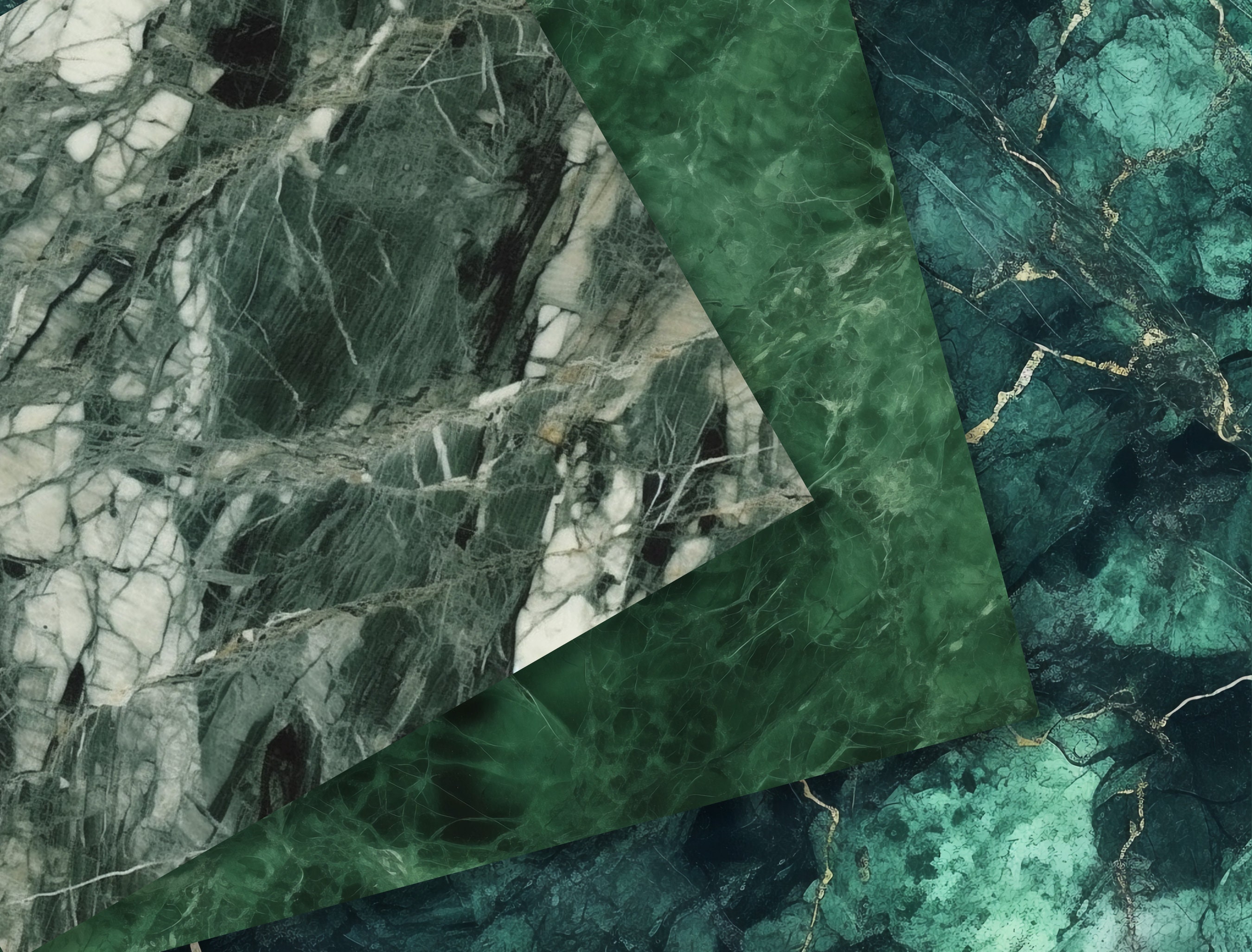 28 Green Marble Digital Paper, Green Marble Textures Backgrounds ...