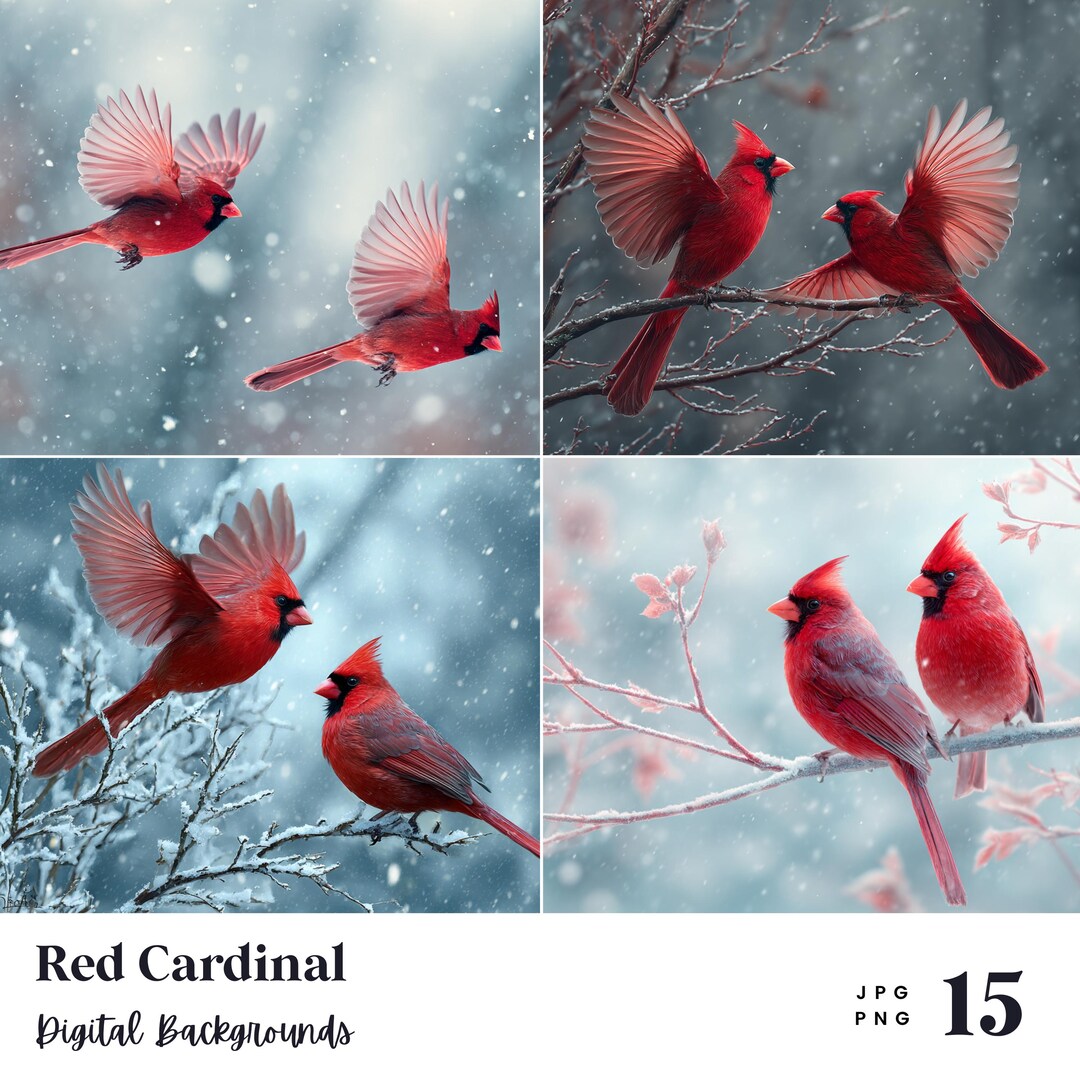 15 Red Cardinal Backgrounds, Perfect for Textures Backgrounds ...