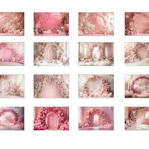 55 Pink Maternity Bundle Digital Backdrops, Perfect for Wedding ...