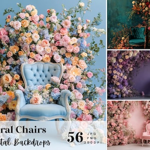 56 Floral Chairs Backdrops, Perfect for Wedding, Birthday, Special Day ...