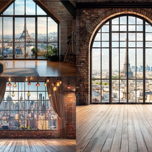 45 Urban Studio Loft Digital Backdrops, Perfect for Wedding, Birthday ...
