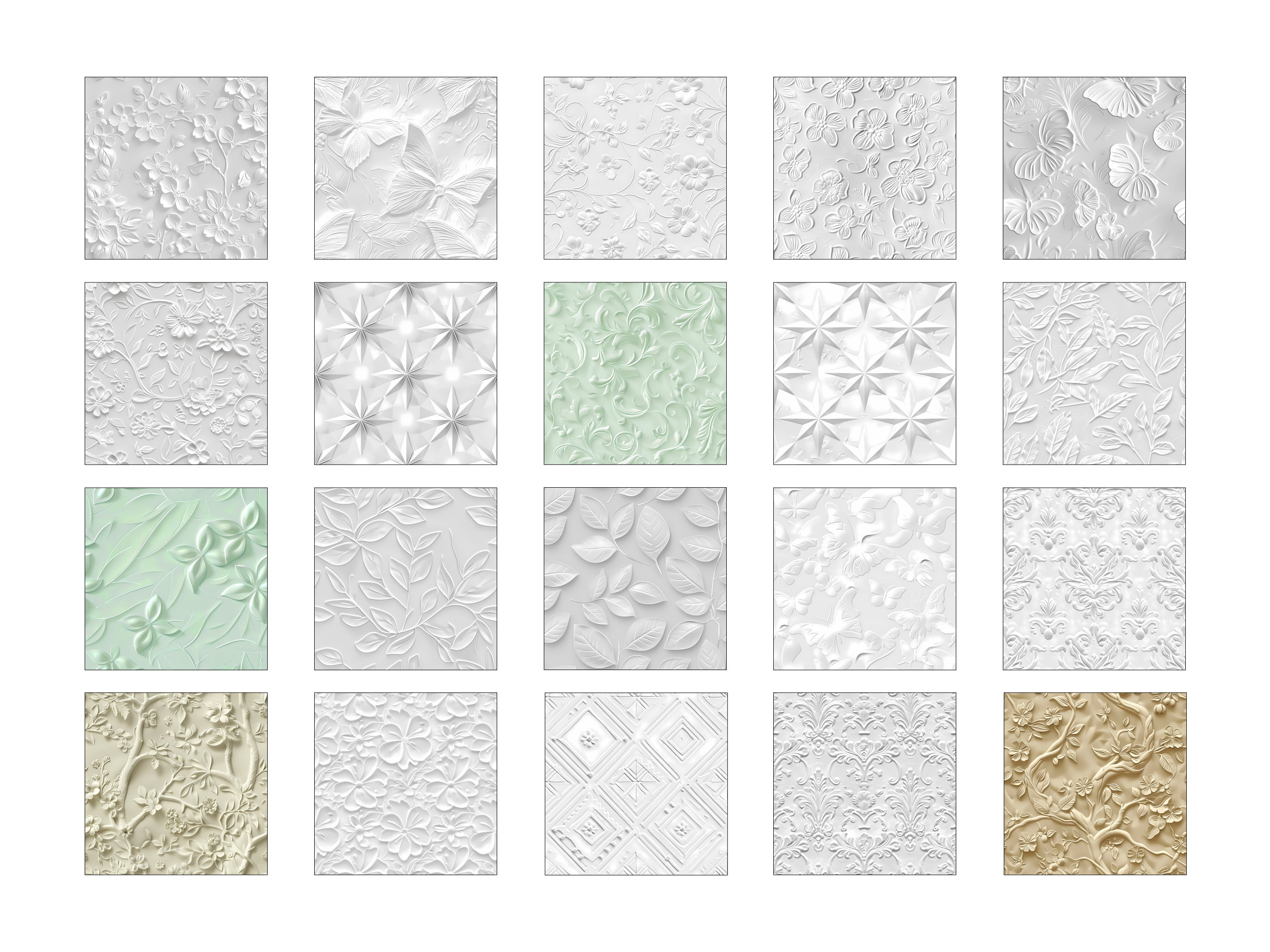 36 Embossed, Seamless Digital Paper, Perfect for Textures Backgrounds ...