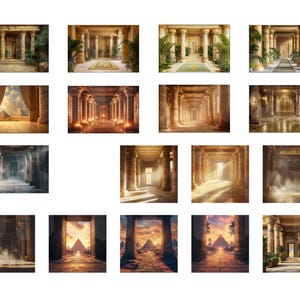 53 Ancient Egypt Digital Backdrops, Perfect for Wedding, Birthday ...