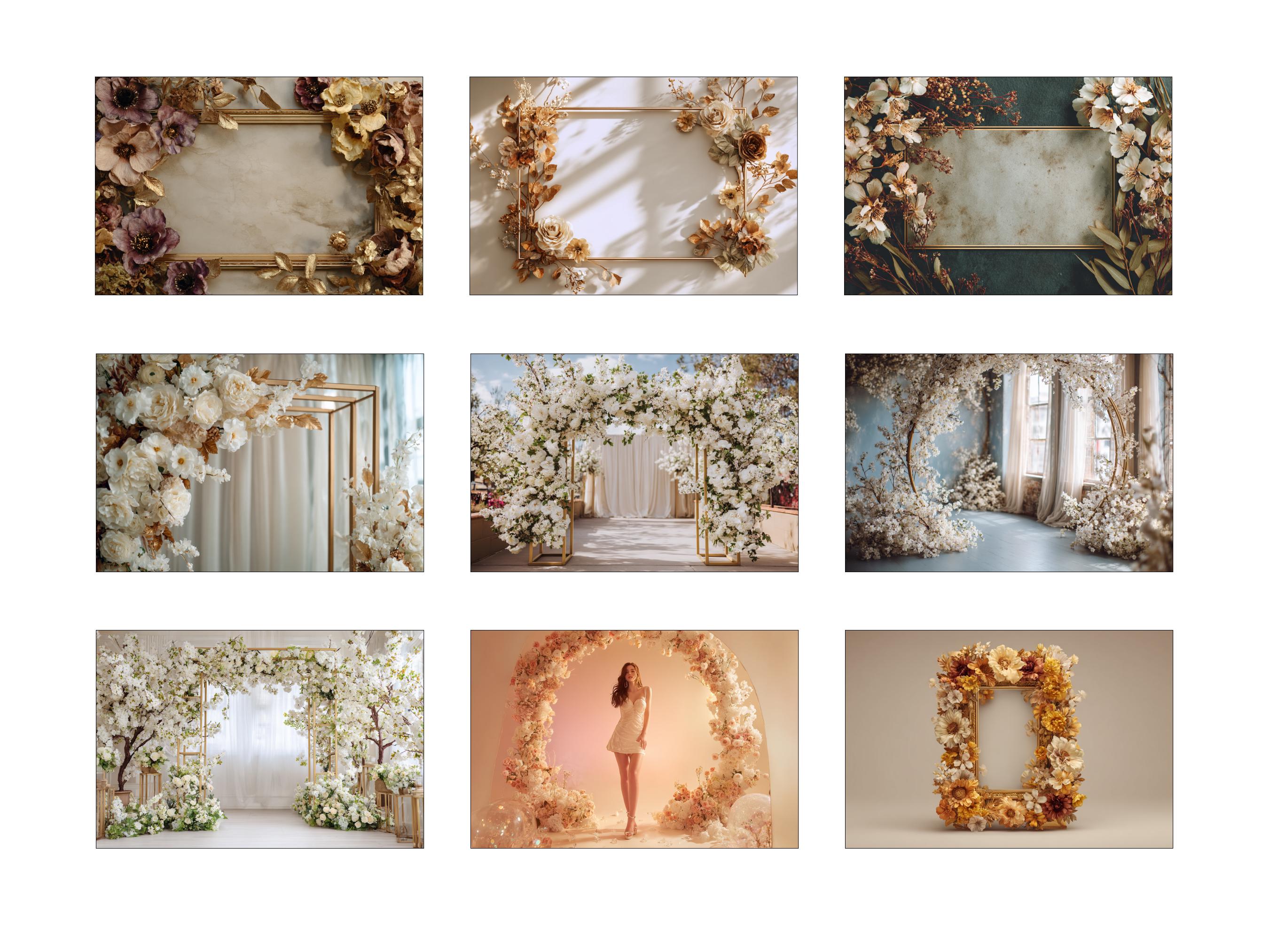 43 Frame Me Backdrops, Perfect for Wedding, Birthday, Special Day ...