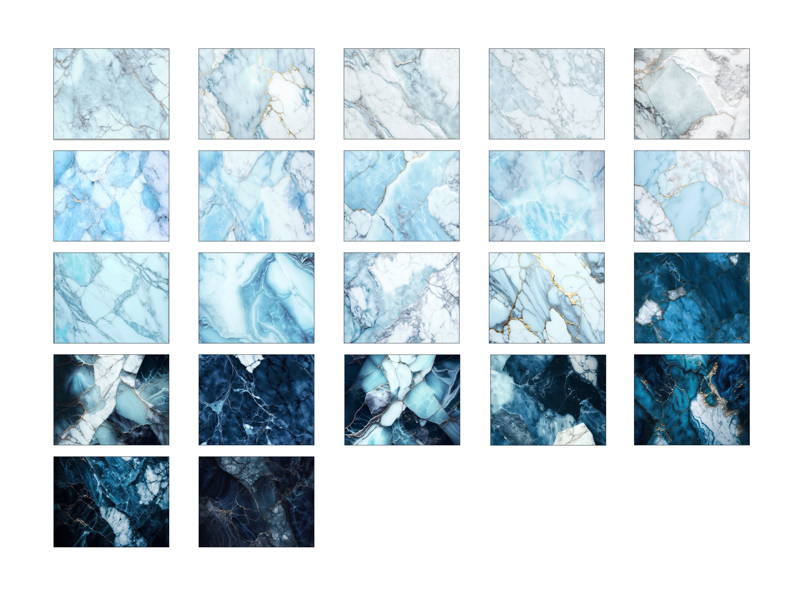 22 Blue Marble Digital Paper, Marble Textures Patterns & Backgrounds ...