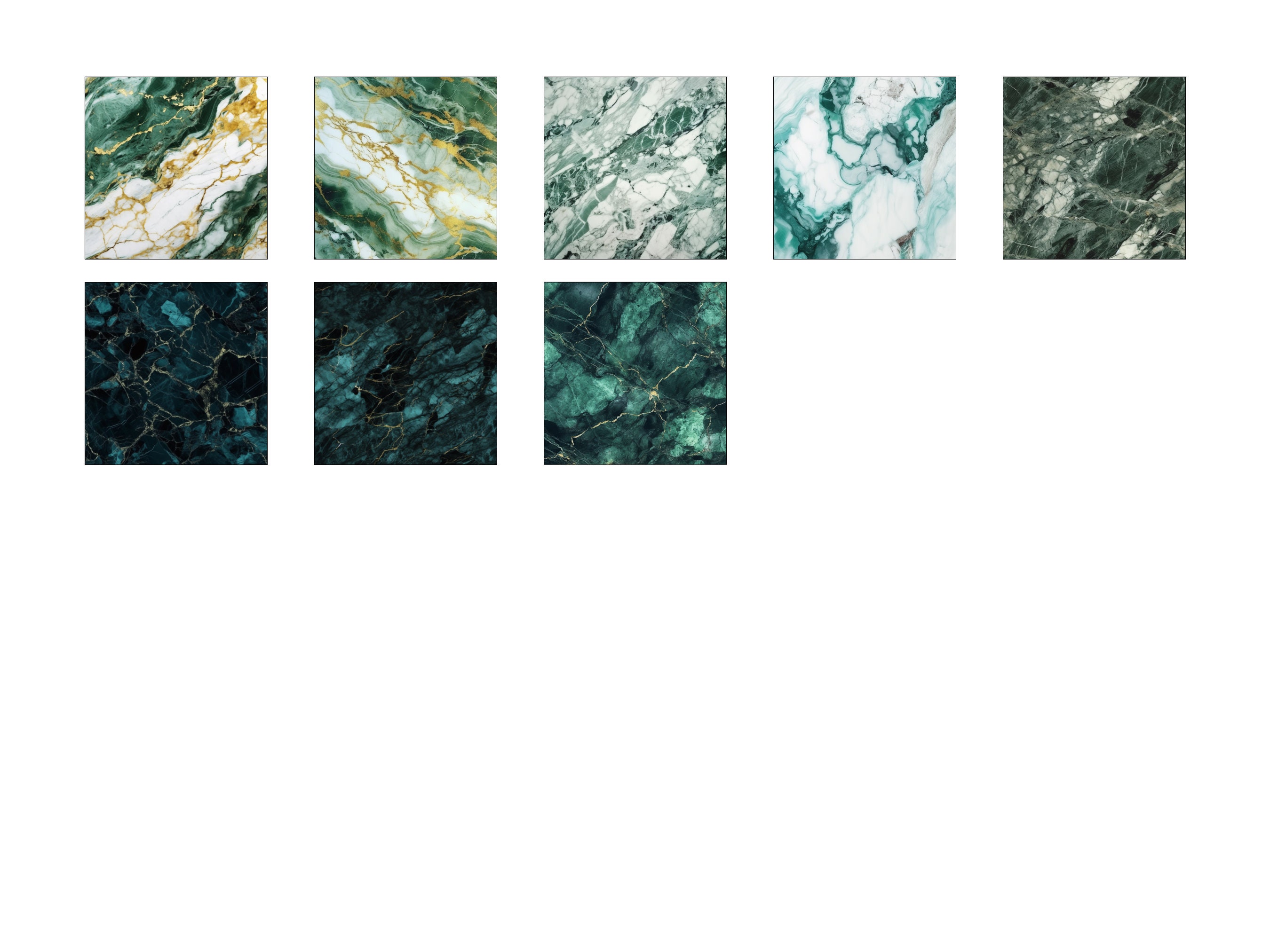 28 Green Marble Digital Paper, Green Marble Textures Backgrounds ...