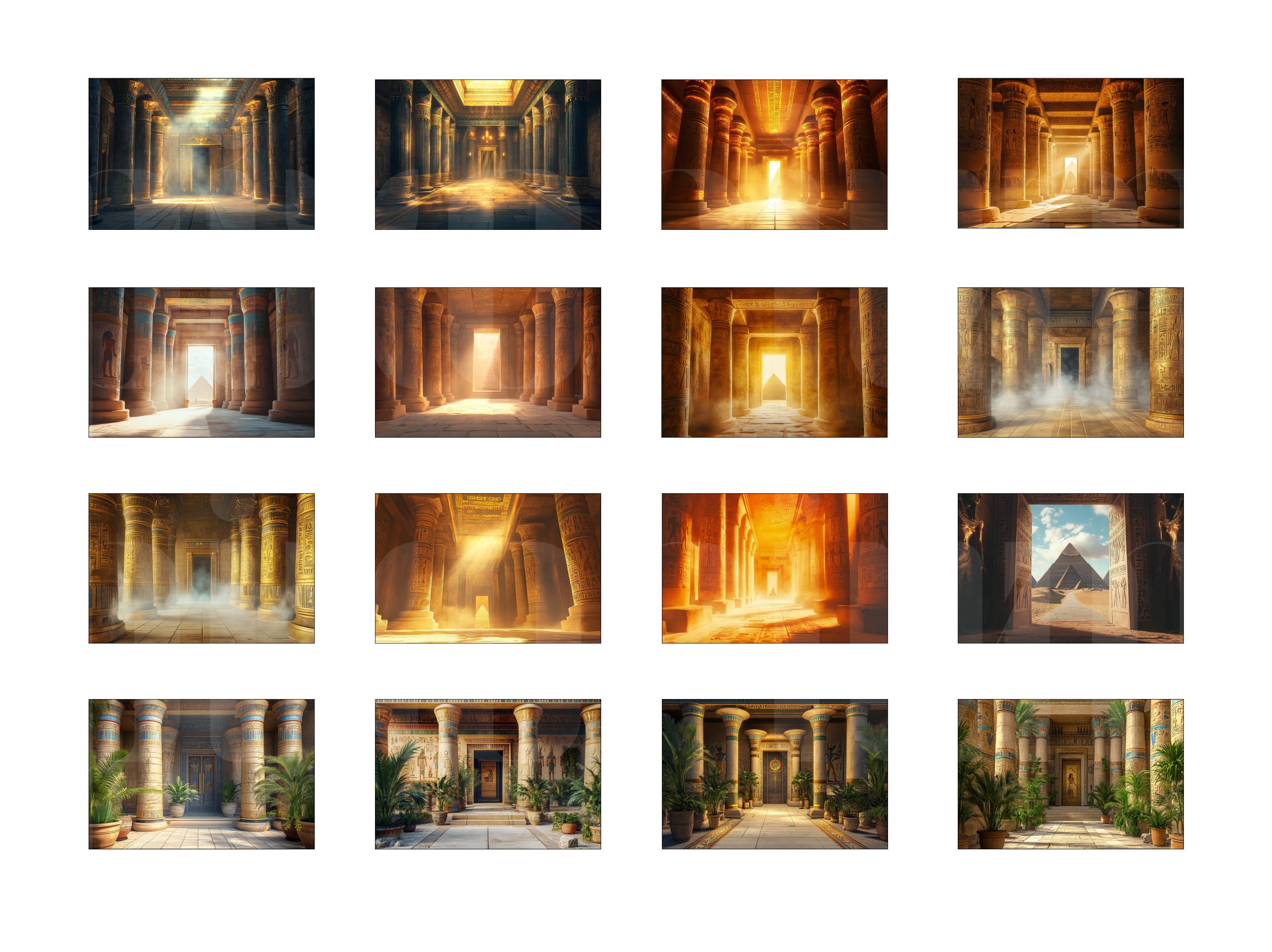 53 Ancient Egypt Digital Backdrops, Perfect for Wedding, Birthday ...