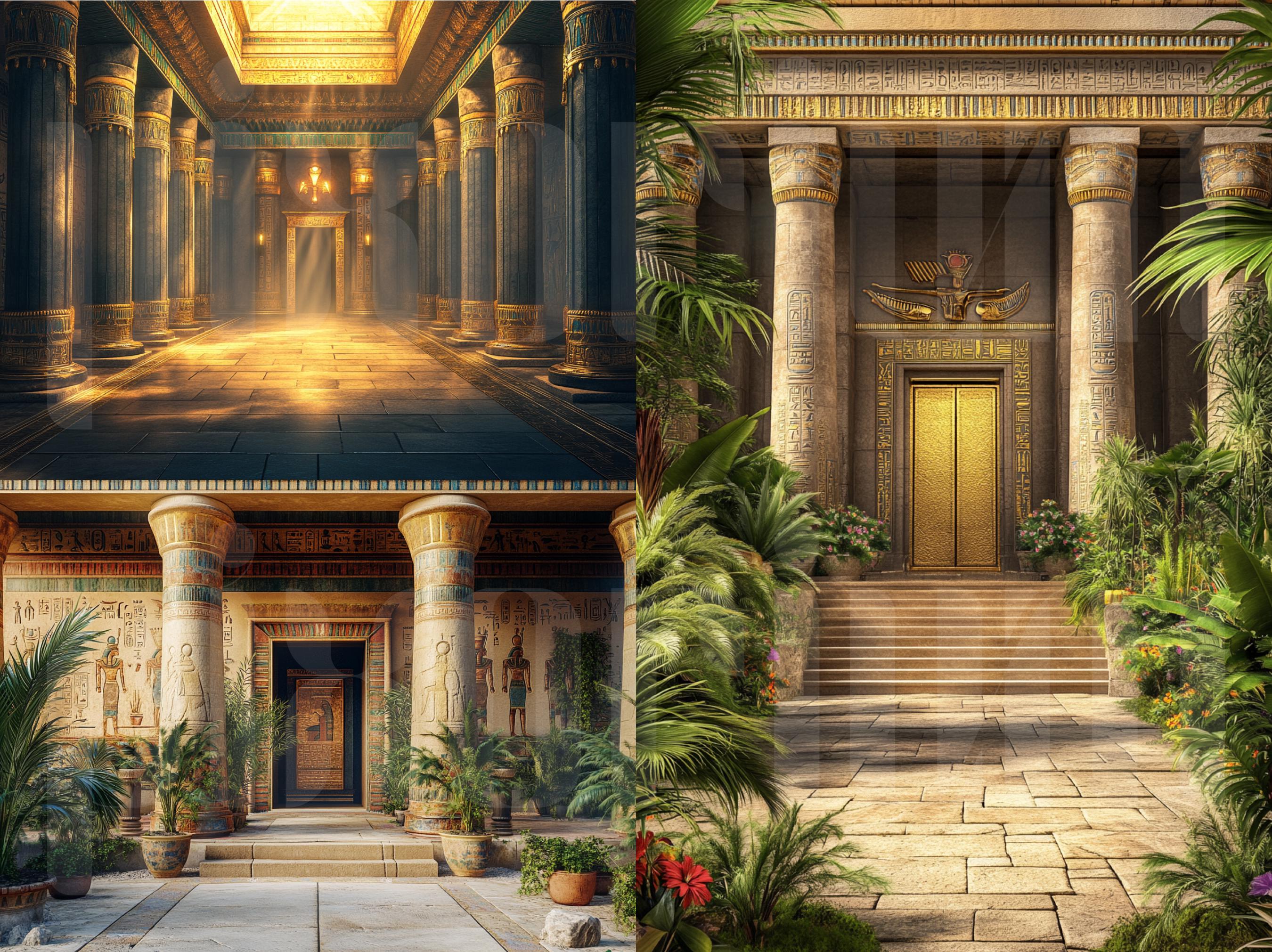 53 Ancient Egypt Digital Backdrops, Perfect for Wedding, Birthday ...