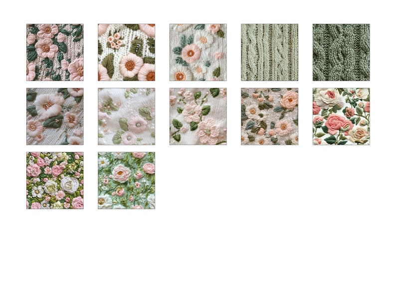 52 Pastel Knit Texture Seamless Digital Paper, Perfect for Textures ...