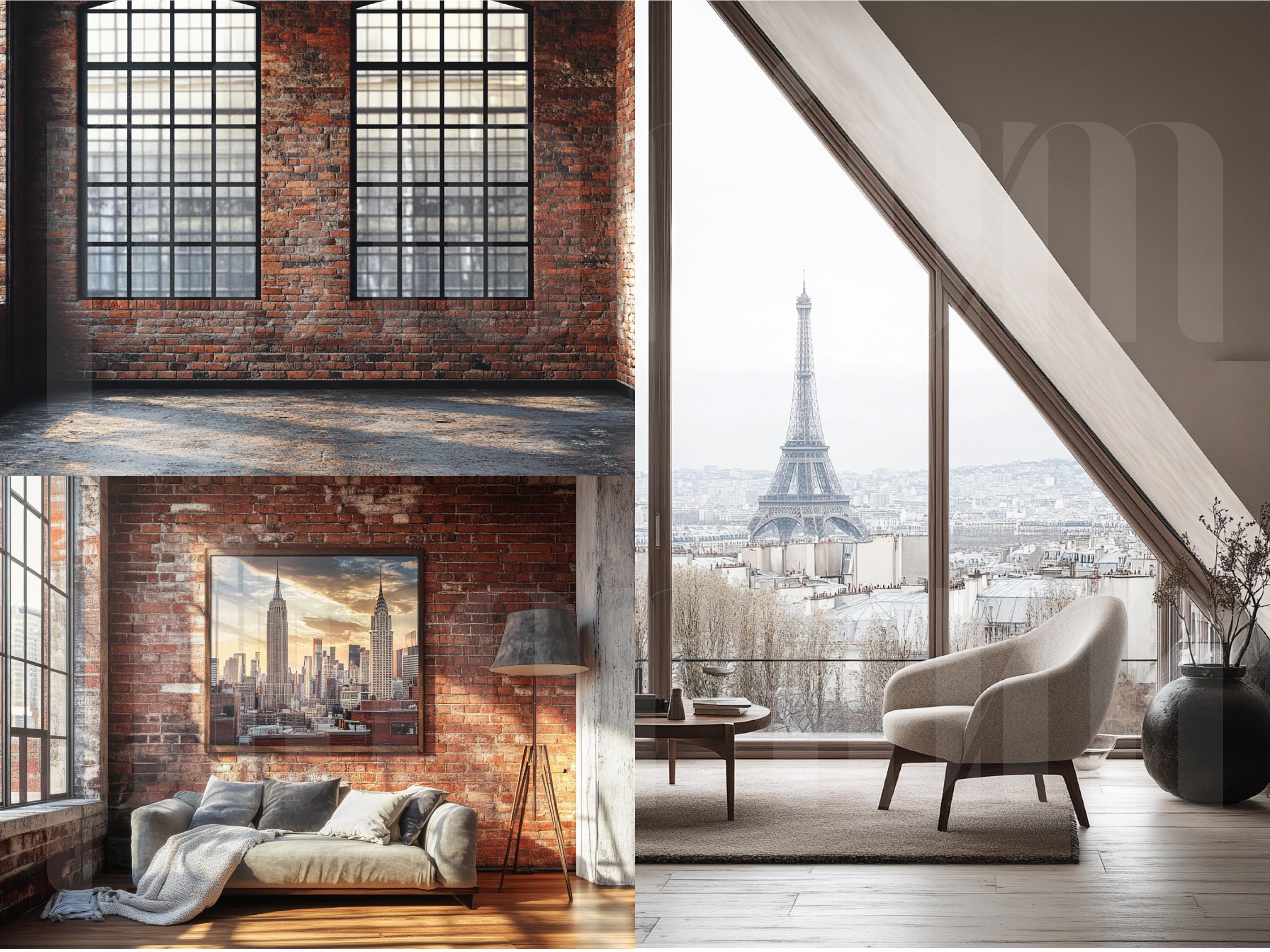 45 Urban Studio Loft Digital Backdrops, Perfect for Wedding, Birthday ...