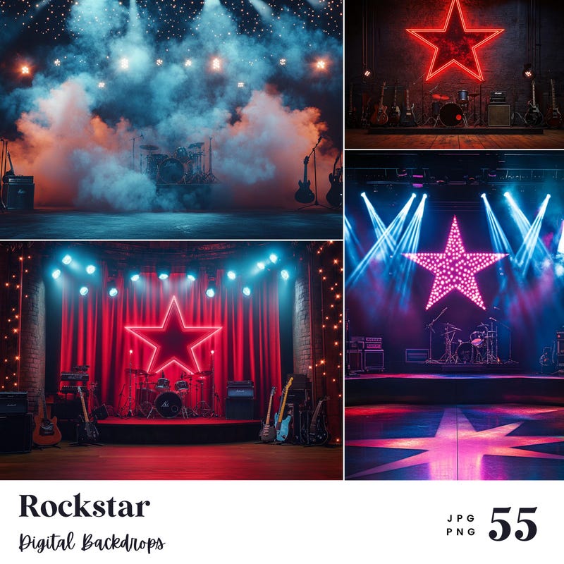 Star Theme Backdrops - Etsy