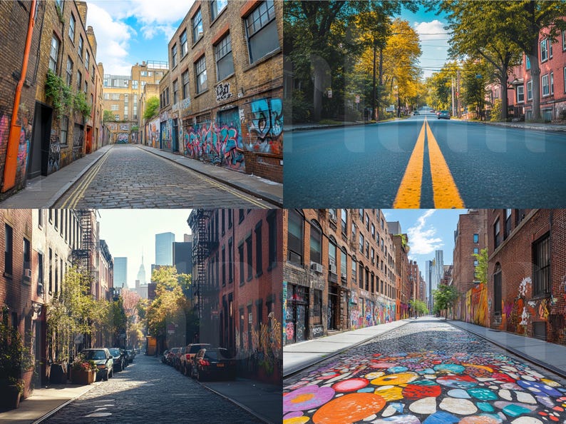 19 Urban Street Backdrop, Perfect for School Dance, Birthday, Special ...