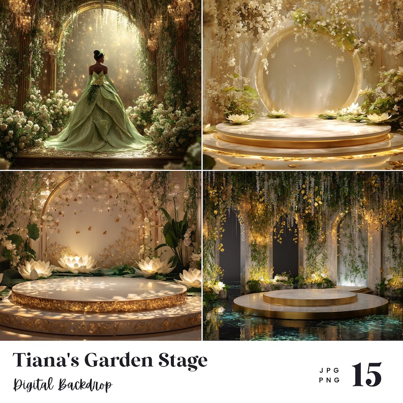 Gold Stage Backdrop - Etsy
