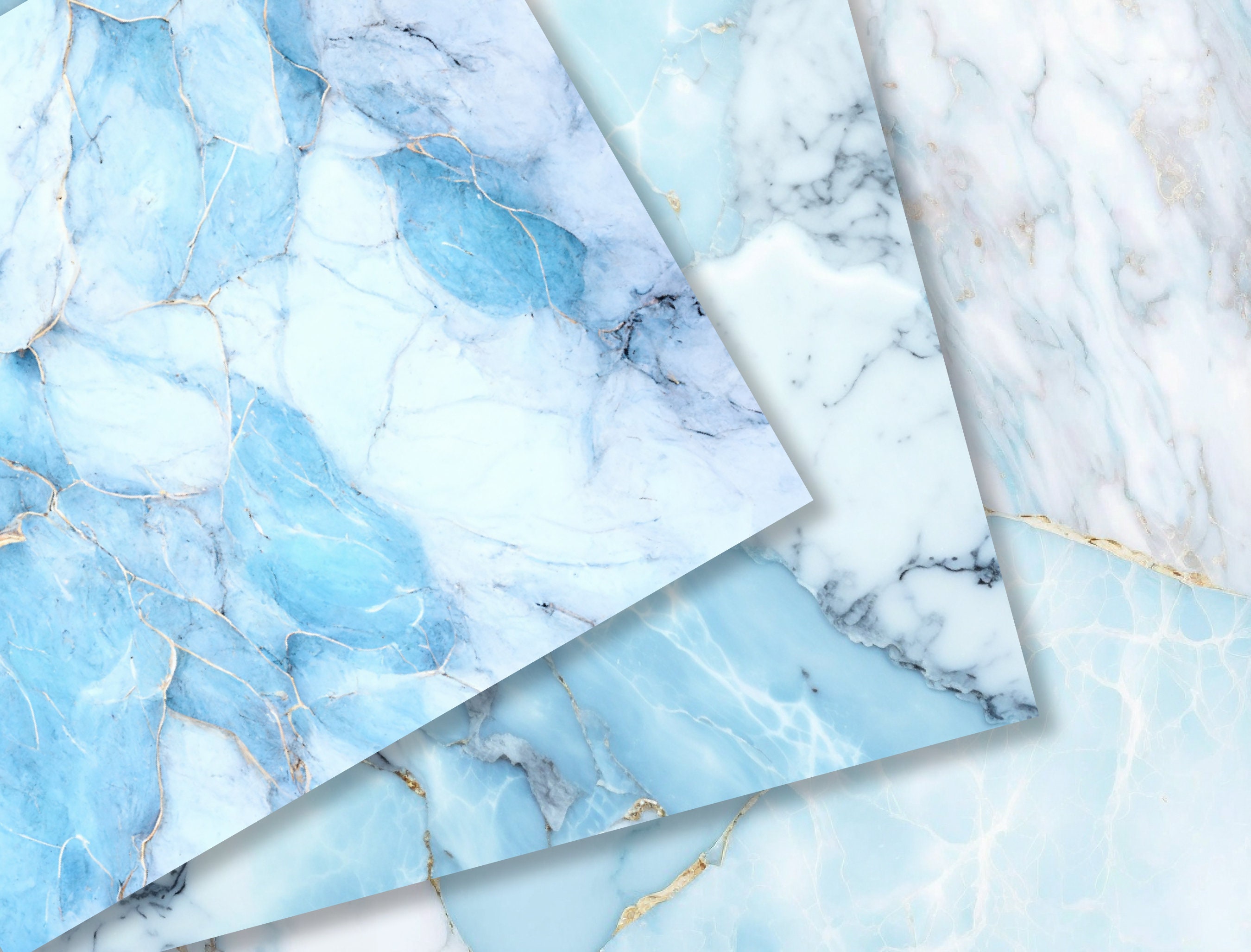 22 Blue Marble Digital Paper, Marble Textures Patterns & Backgrounds ...