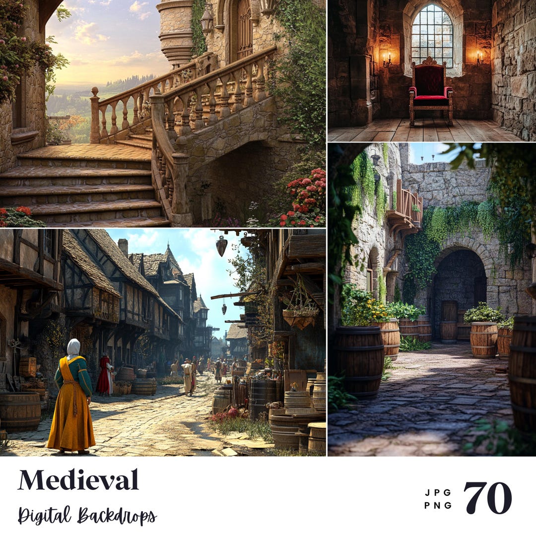70 Medieval Backdrops, Perfect for Wedding, Birthday, Special Day ...