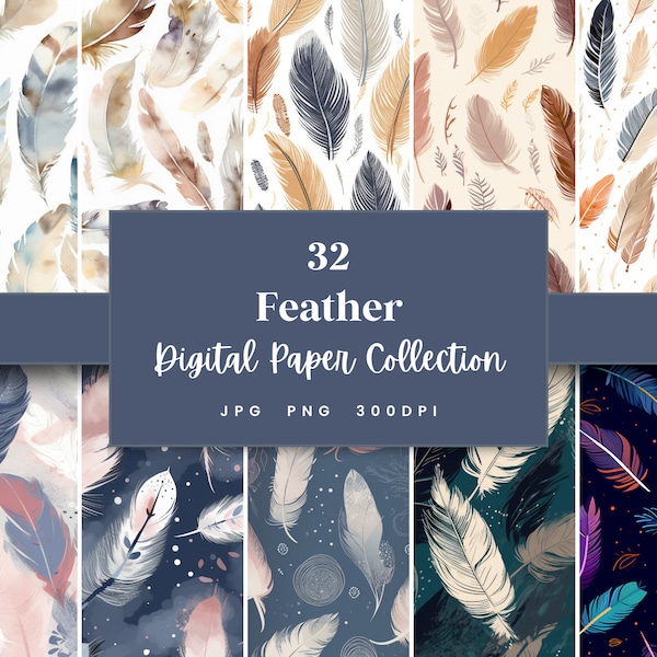 Feather Pattern - Etsy