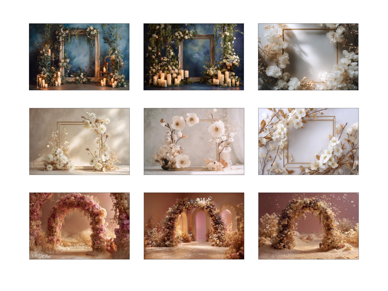 43 Frame Me Backdrops, Perfect for Wedding, Birthday, Special Day ...