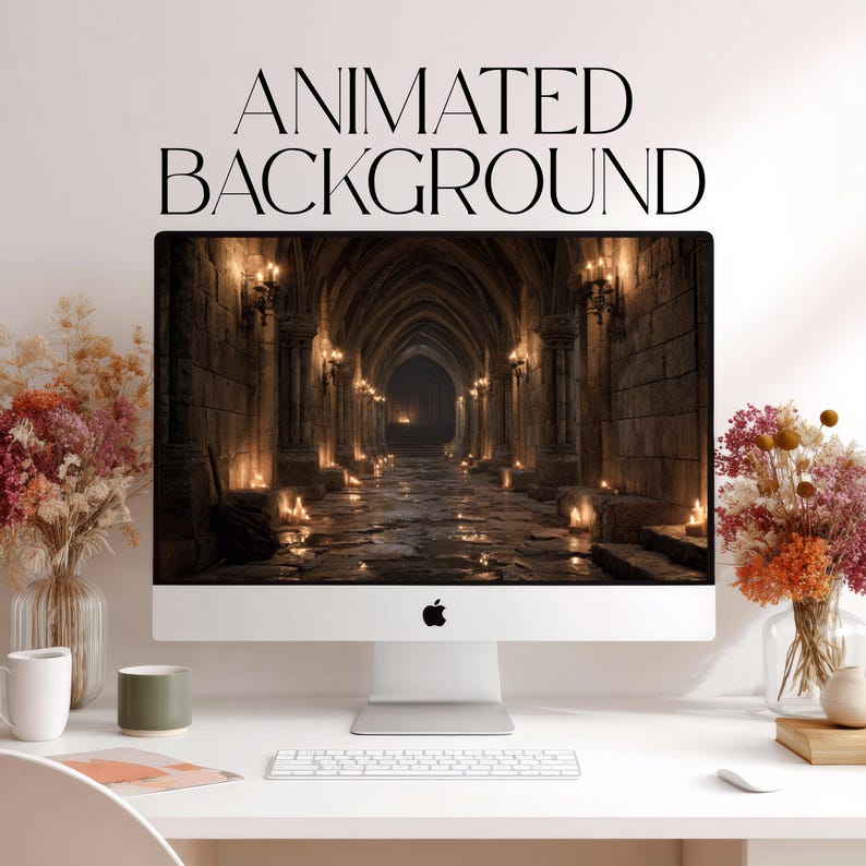 Gothic Animated Background, Dnd Cathedral Loop, Vampire Twitch Stream ...
