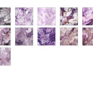 31 Purple Marble Digital Paper, Purple Marble Textures Backgrounds ...