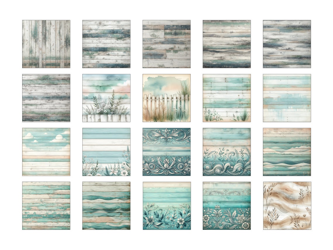 64 Shabby Wood Background Digital Paper, Perfect for Textures ...