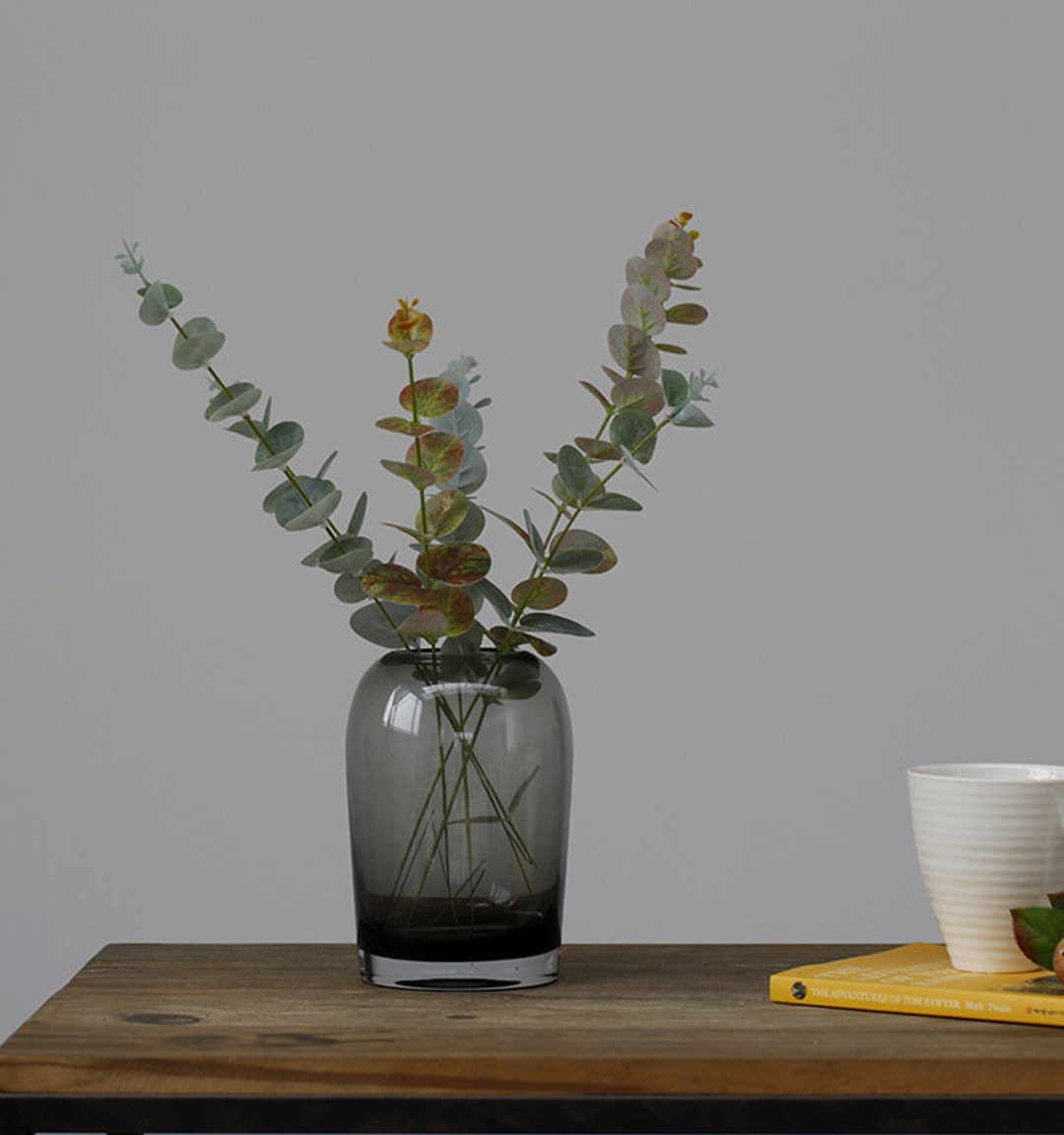 Artificial Eucalyptus Leaf - PU Material - Minimalist Fake Flowers for Event, Wedding, Birthday ...