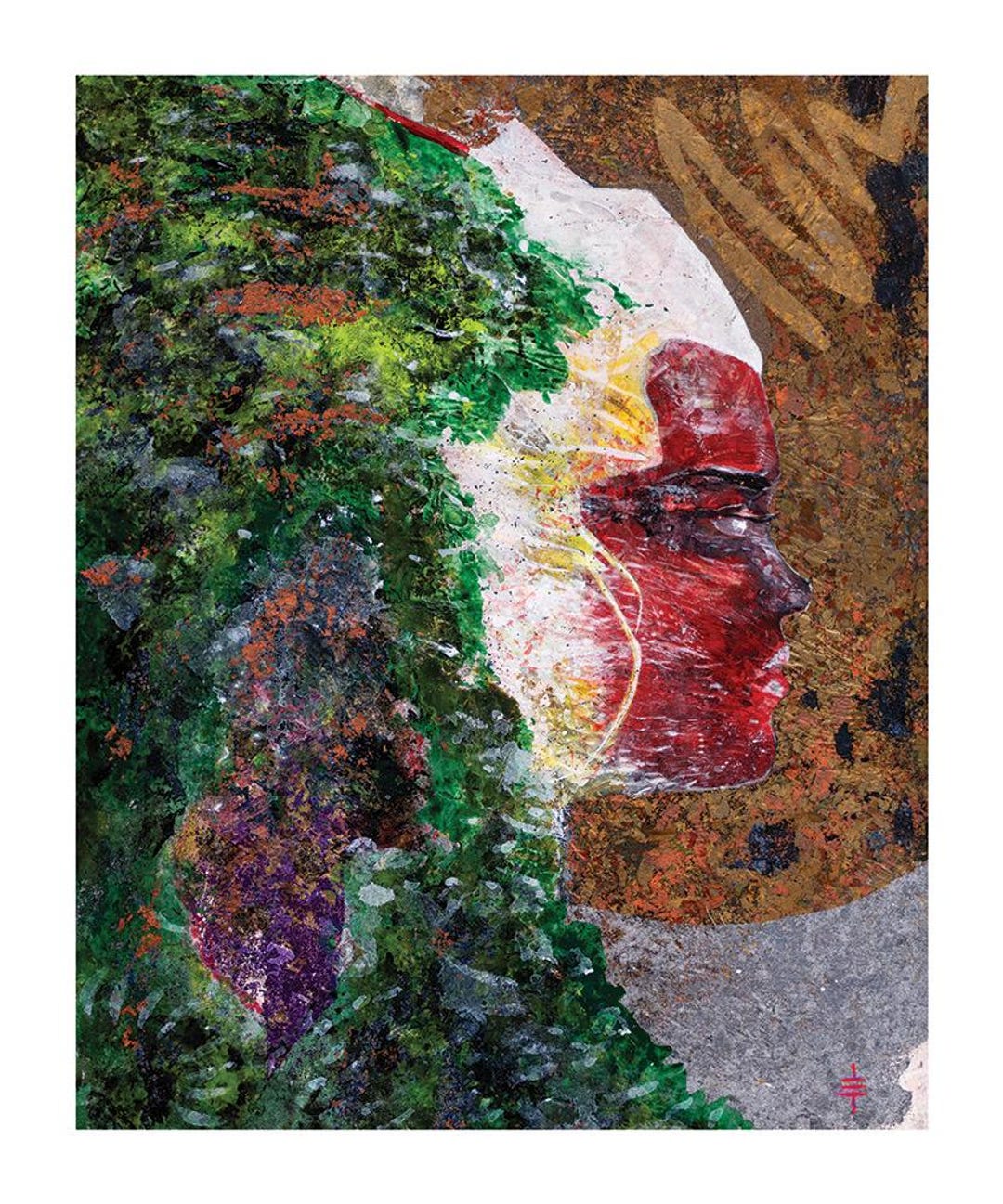 Red Blood - Esoteric Art, Spiritual Symbolic Print, Dark Academia ...