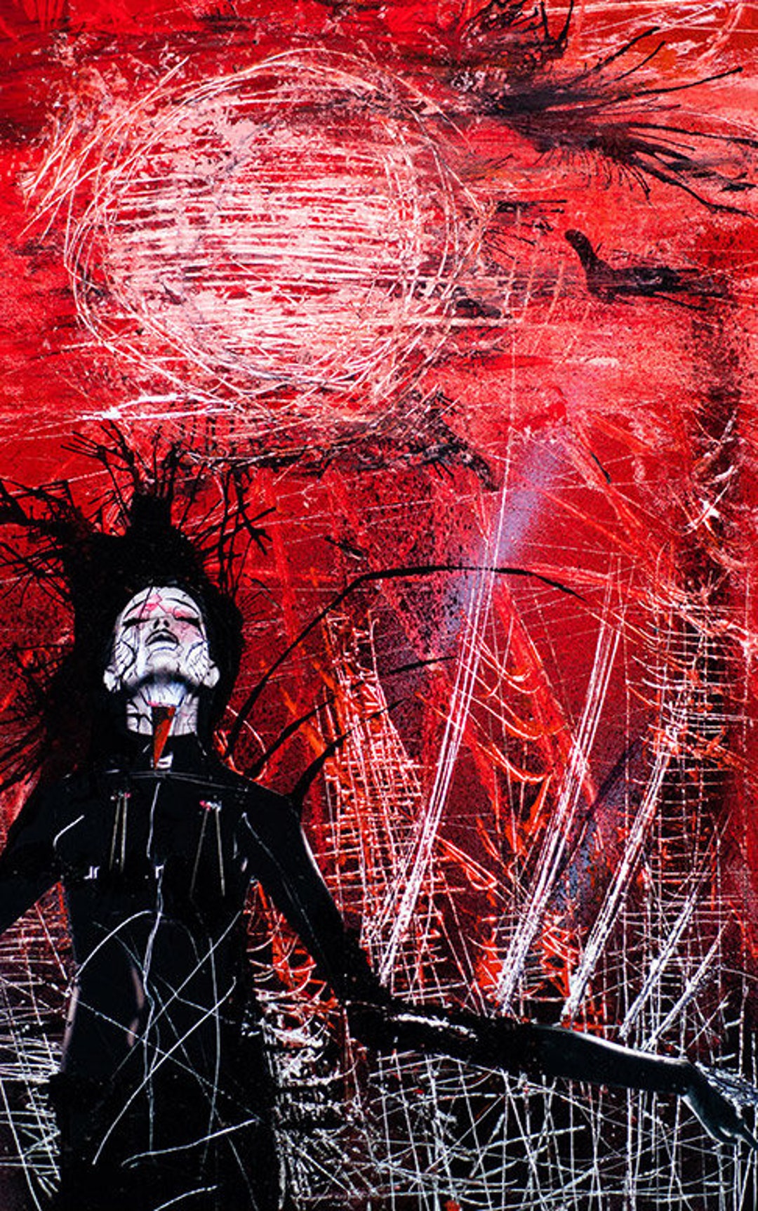 Red Sky Sensual Art Print, Mysterious Art, Female Art, Intriguing Art ...