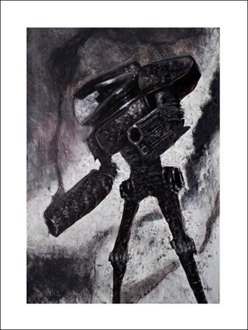 Playing With Robots - Surreal Art Print, Fantastic Art, Gothic Art ...