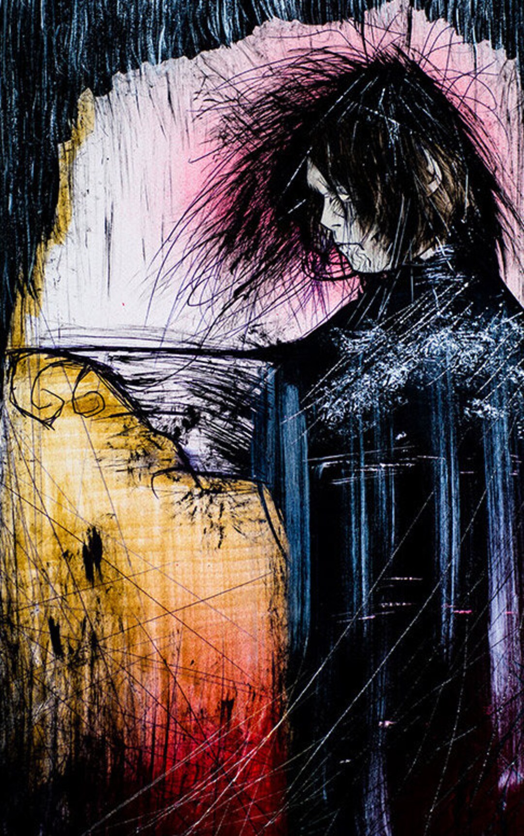 Monk - Gothic Art Print, Mysterious Art, Magician Art, Intriguing Art ...