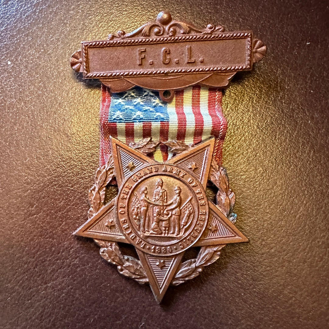 Ladies GAR FCL Medal, Grand Army of the Republic, Antique Collectables ...
