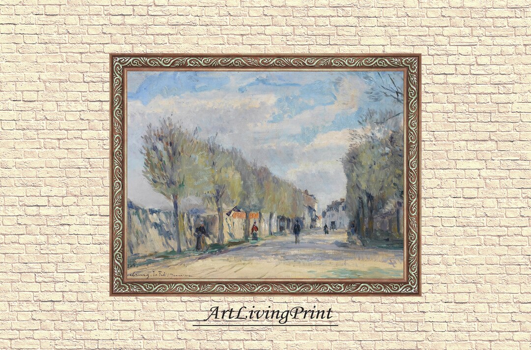 Albert Lebourg French Impressionism - Street in Juare , Original ...
