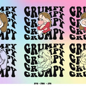 Wavy Grumpy Svg Png Cricut, Retro Family Trip Svg Png, Cricut, Layered ...