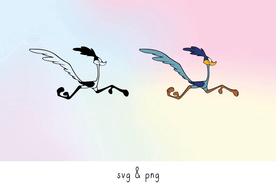 Road Runner- #2 Svg, Png, Pdf, Dxf - Etsy