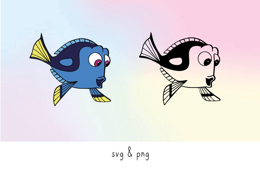 Dory- #1 Svg, Png, Pdf, Dxf - Etsy