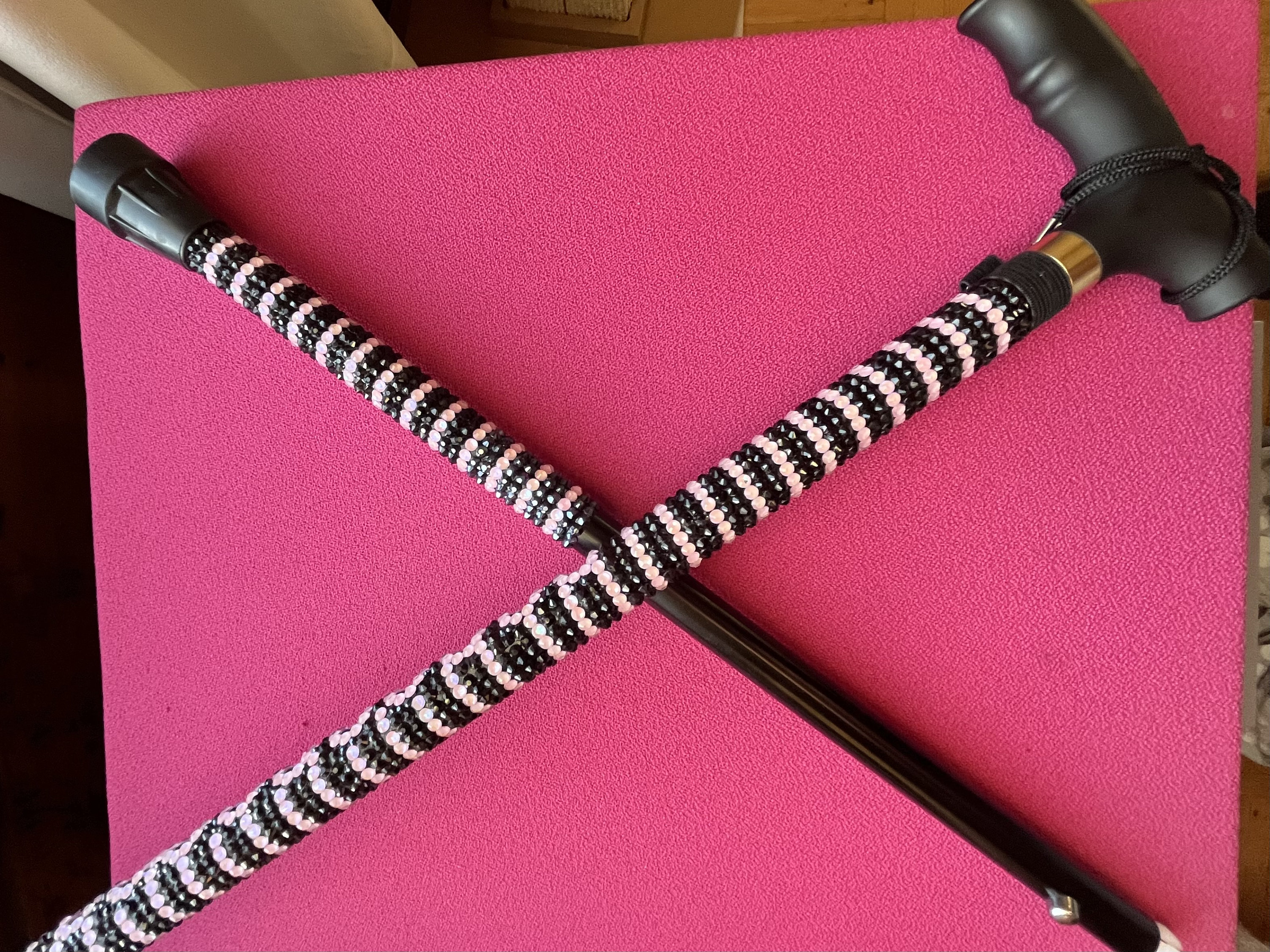 Crystal Rhinestone Shimmer Cane - Etsy