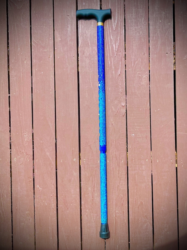 Crystal Rhinestone Shimmer Cane - Etsy