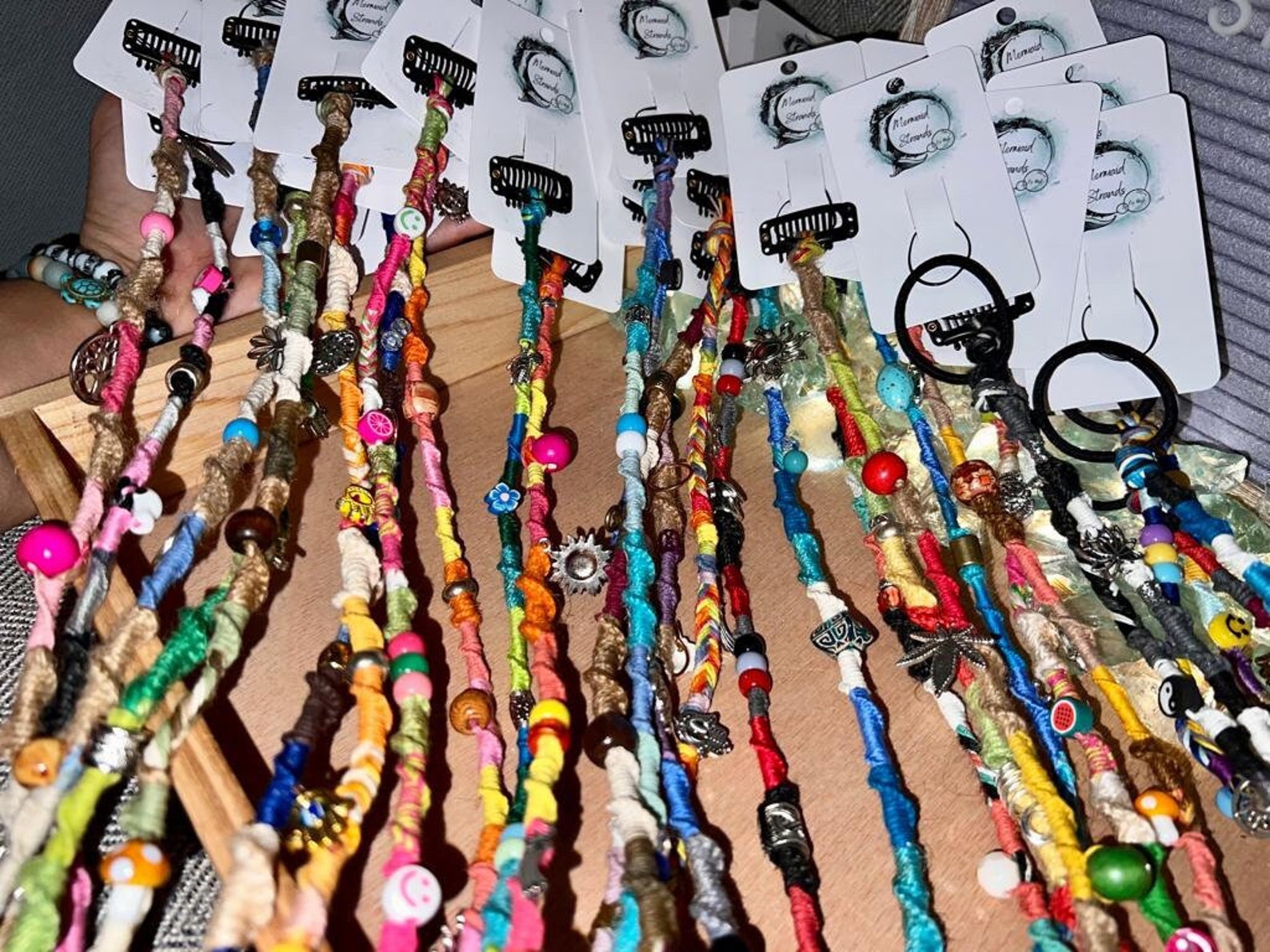 Mermaid Strands - Customizable Hair Wraps! - Etsy
