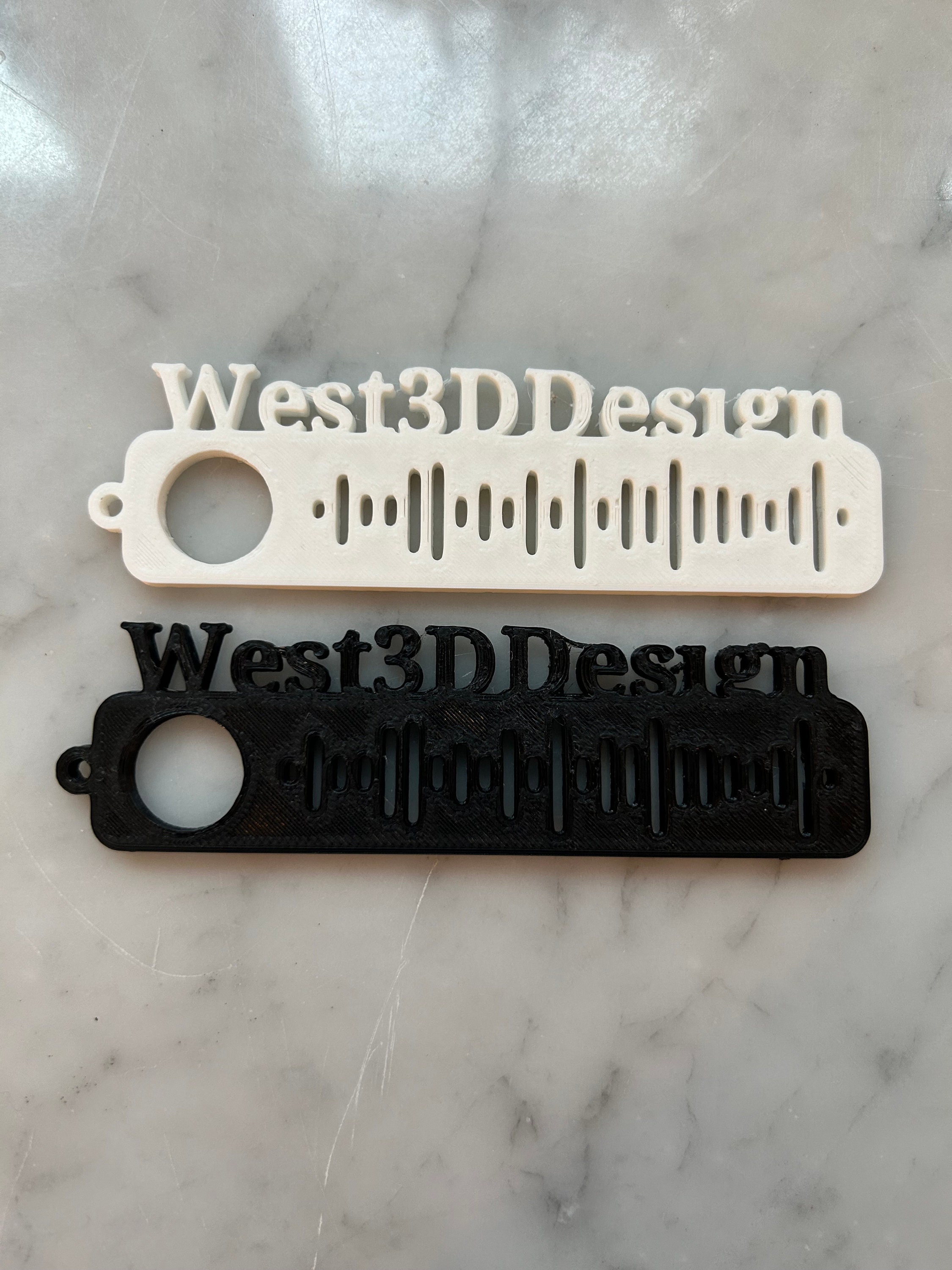 Completely Custom Spotify Code Keychain - Etsy