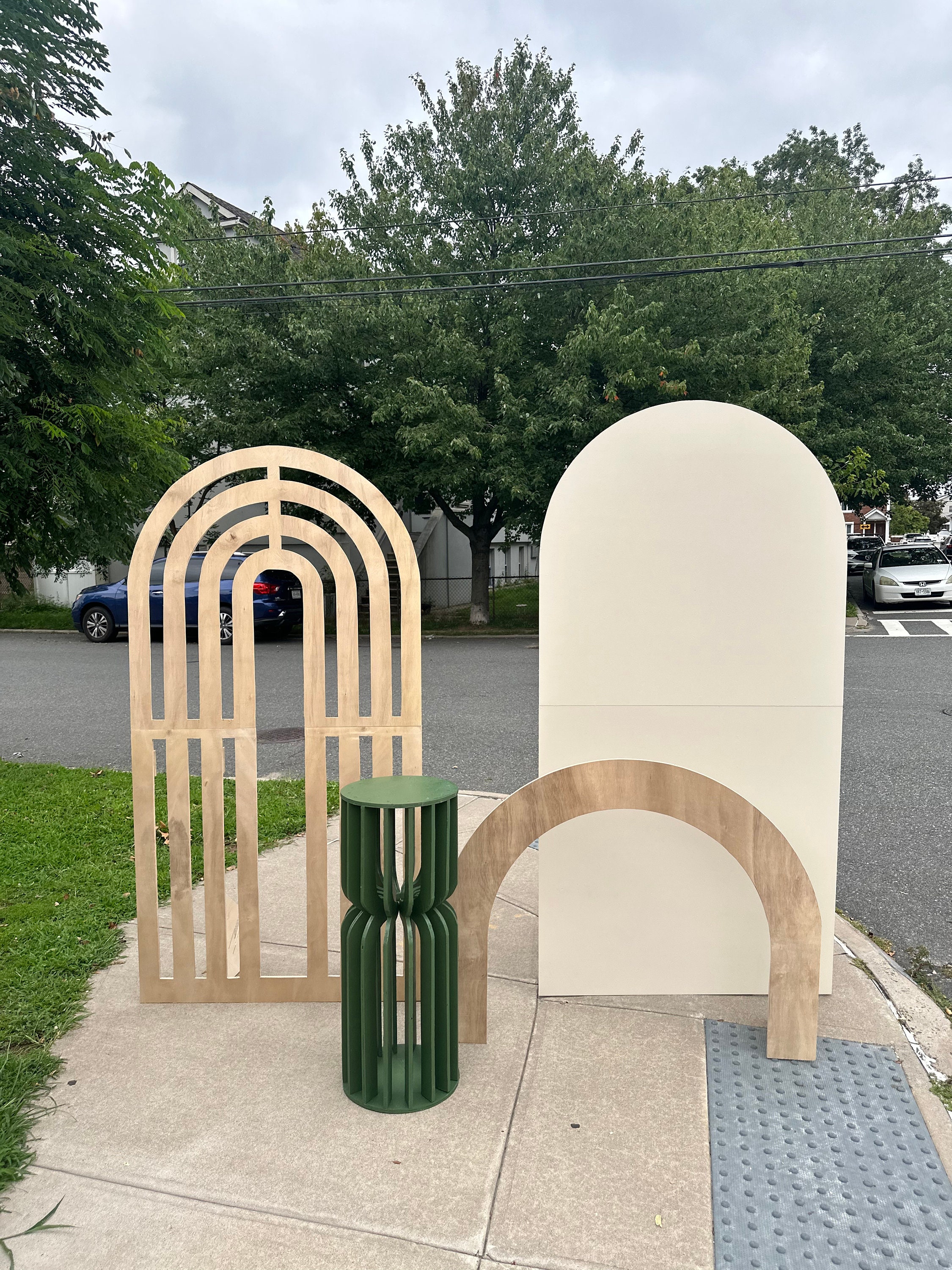 4 Pcs Set Backdrop and Pedestal - Etsy