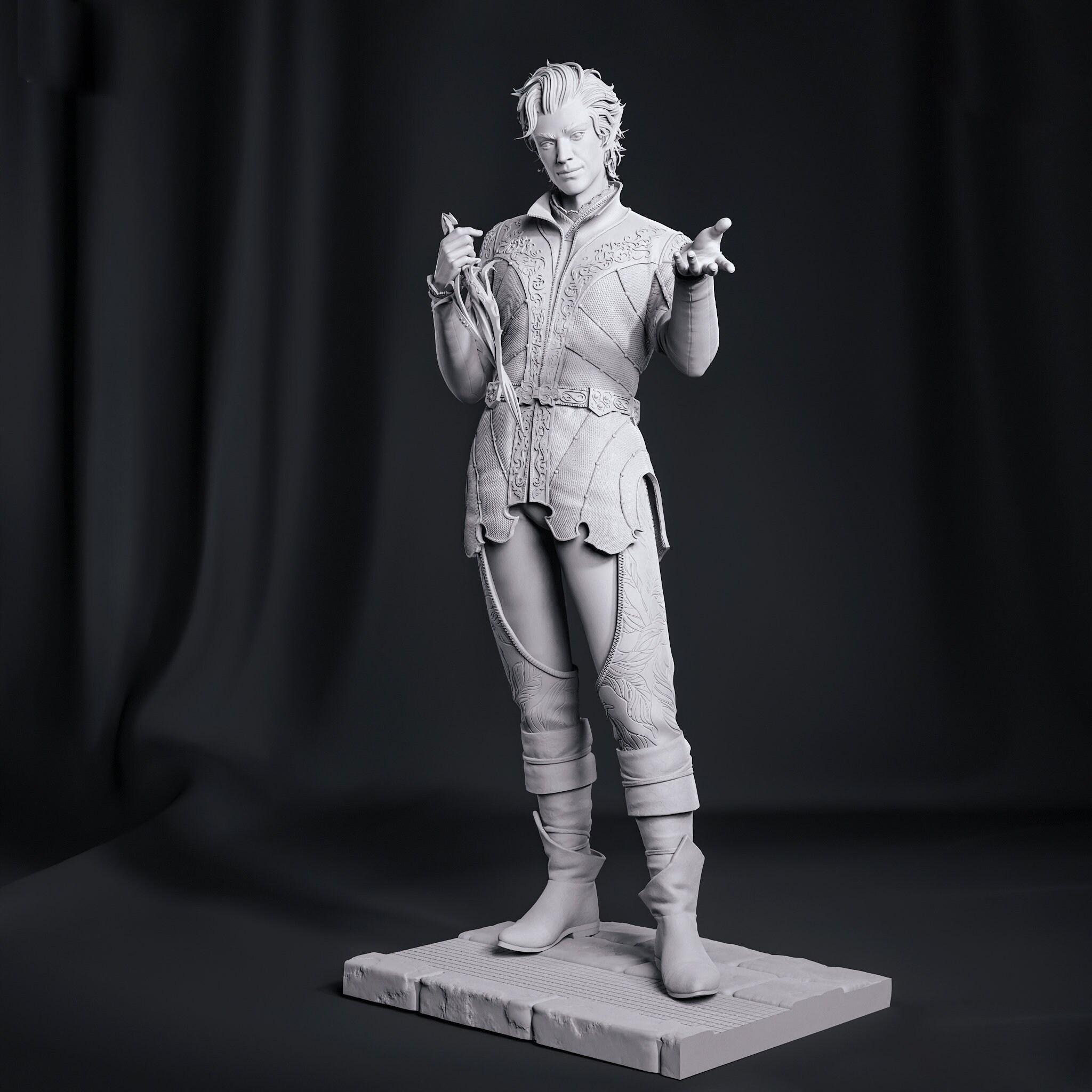Astarion 3D Printed Statue BG3 Garage/model Kit Designed - Etsy Australia Astarion 3D Printed Statue BG3 Garage/model Kit Designed - Etsy Australia