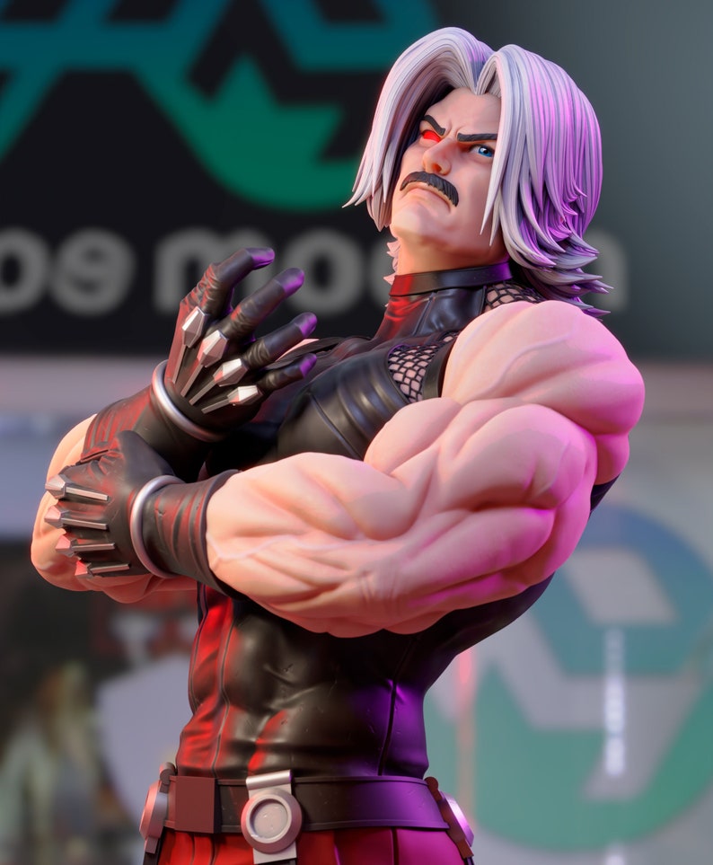 Rugal KOF 3D Printed Statue Garage/model Kit King of - Etsy