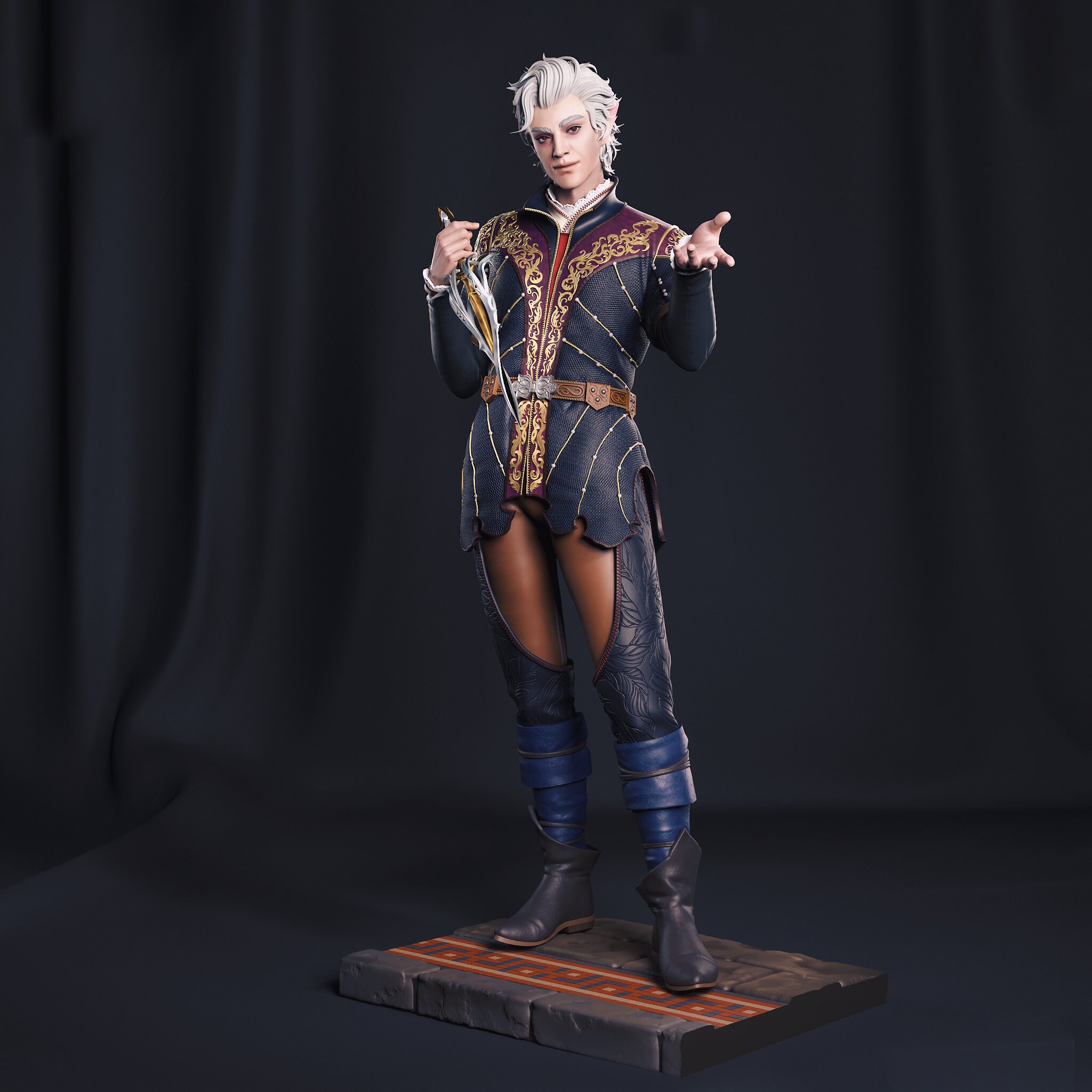 Astarion 3D Printed Statue BG3 Garage/model Kit Designed - Etsy Australia Astarion 3D Printed Statue BG3 Garage/model Kit Designed - Etsy Australia