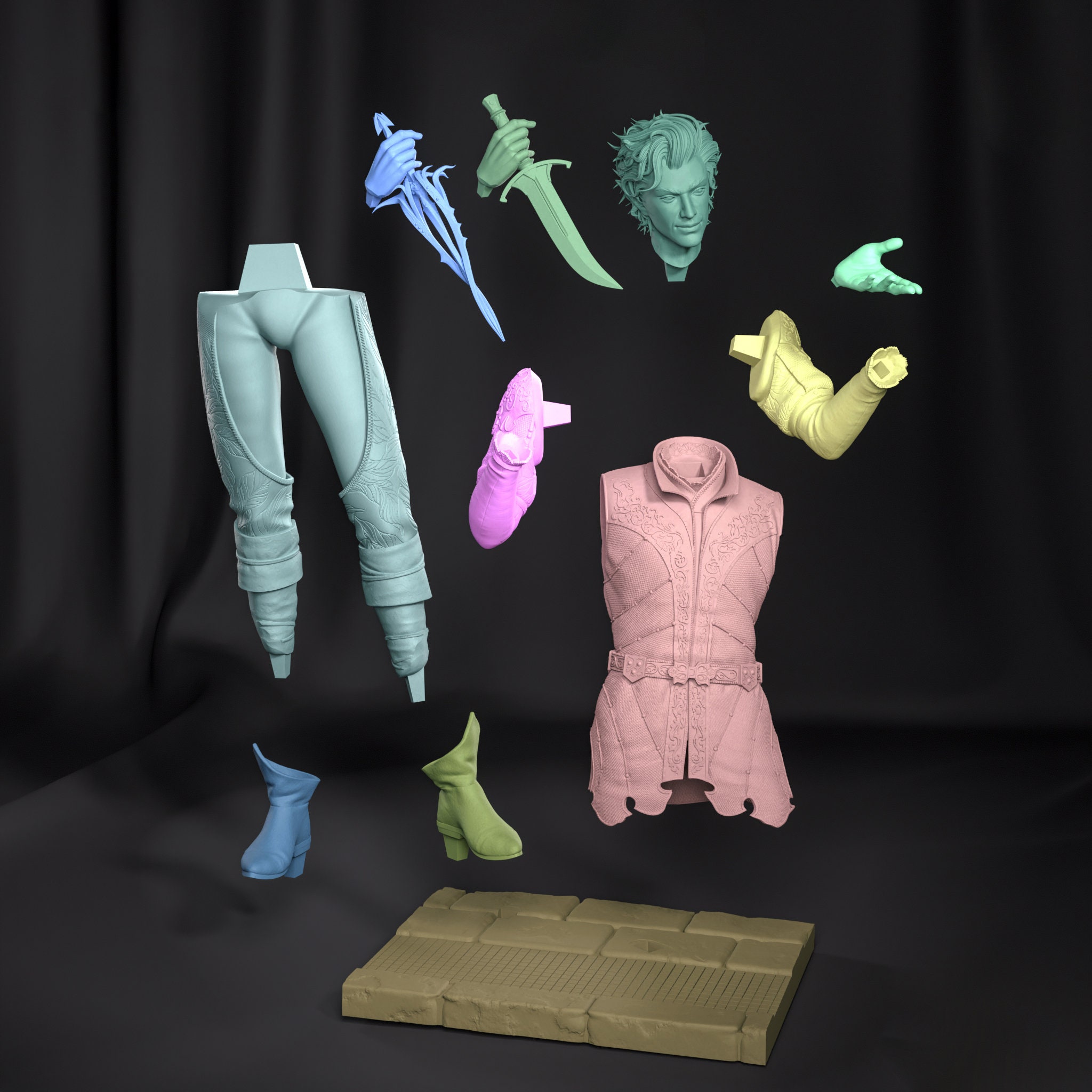 Astarion 3D Printed Statue BG3 Garage/model Kit Designed - Etsy Australia Astarion 3D Printed Statue BG3 Garage/model Kit Designed - Etsy Australia
