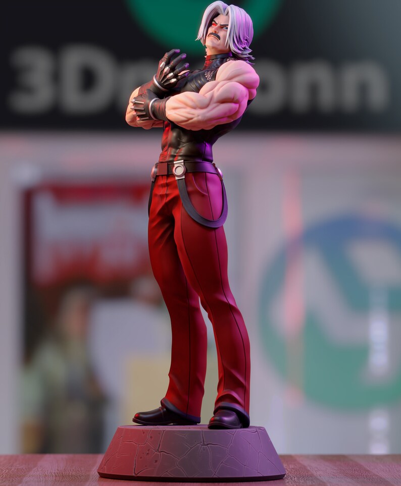 Rugal KOF 3D Printed Statue Garage/model Kit King of - Etsy