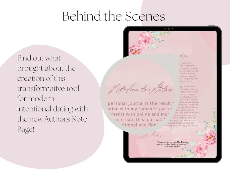 Pink Dating Journal | Self-discovery Guide for Online Dating (PDF) - Etsy